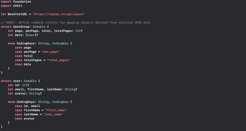 Using RESTful APIs in Swift | Steve Clark Apps